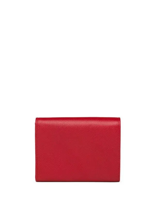 Prada Logo-plaque Square Wallet