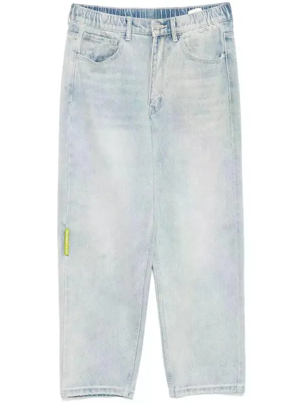 AAPE BY *A BATHING APE Moonface-logo Jeans - Blue