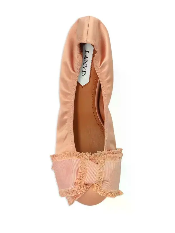 LANVIN Ballerina Flats With Bow Detailing