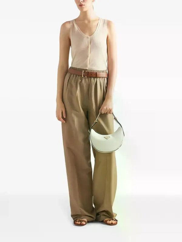 Prada Buttoned Cashmere Tank Top