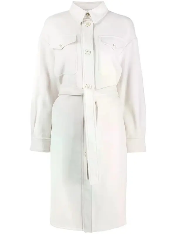 Brunello Cucinelli Belted Denim Coat