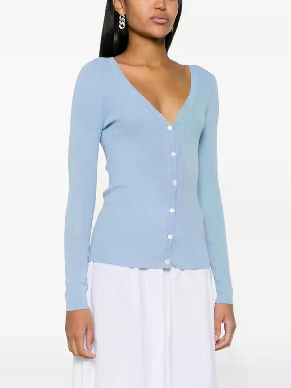 P.a.r.o.s.h Ribbed-knit Cardigan