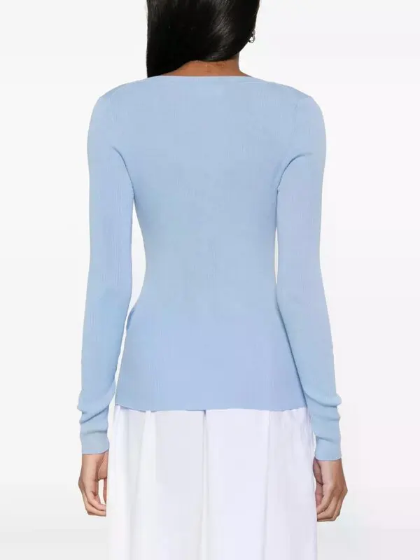 P.a.r.o.s.h Ribbed-knit Cardigan