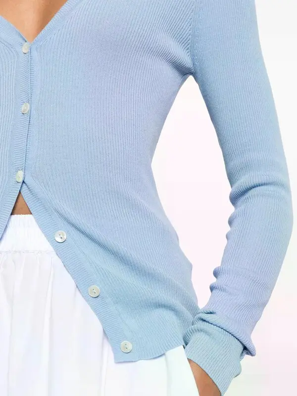 P.a.r.o.s.h Ribbed-knit Cardigan