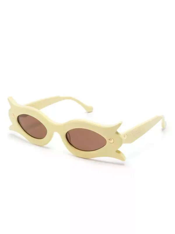 Nanushka Tully Floral-frame Sunglasses