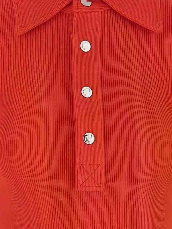 Tory Burch Knitted Polo Top