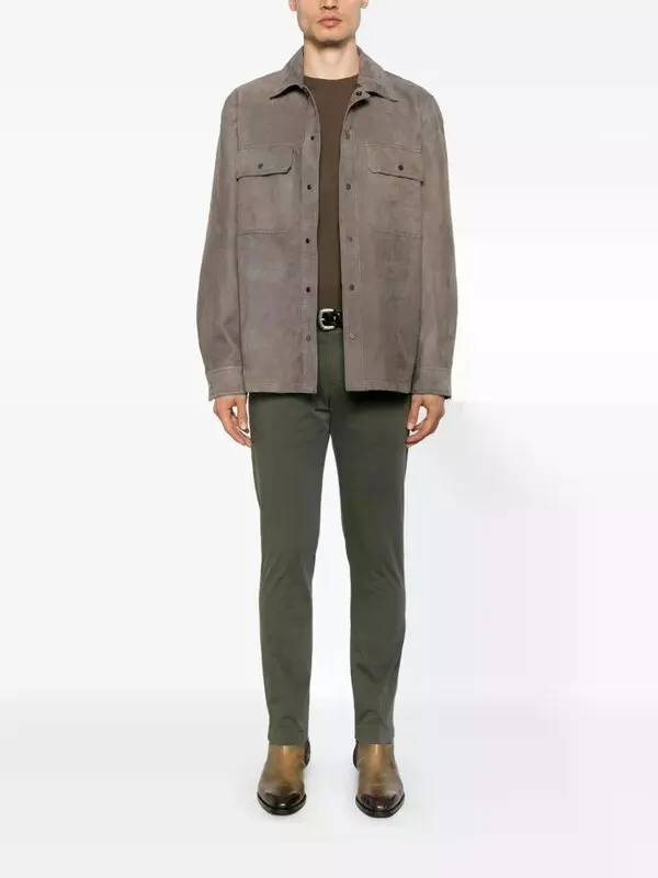 SALVATORE SANTORO Suede Shirt Jacket