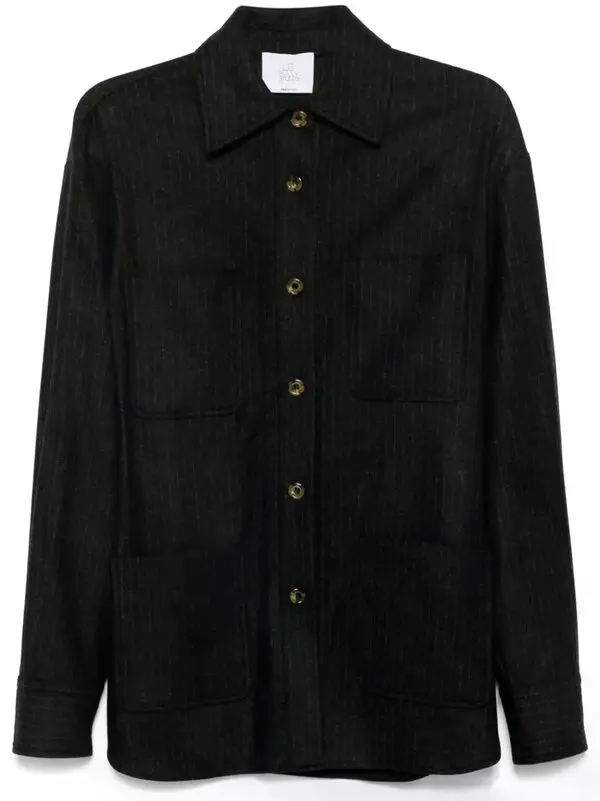 LE SULLY STUDIO Pinstriped Overshirt
