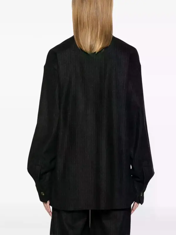 LE SULLY STUDIO Pinstriped Overshirt
