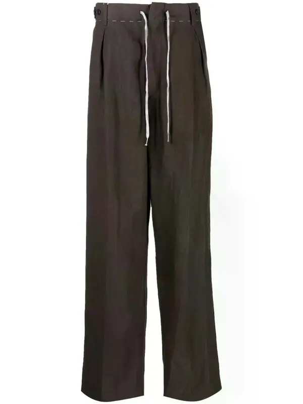 MAISON MARGIELA Drawstring Straight-leg Trousers