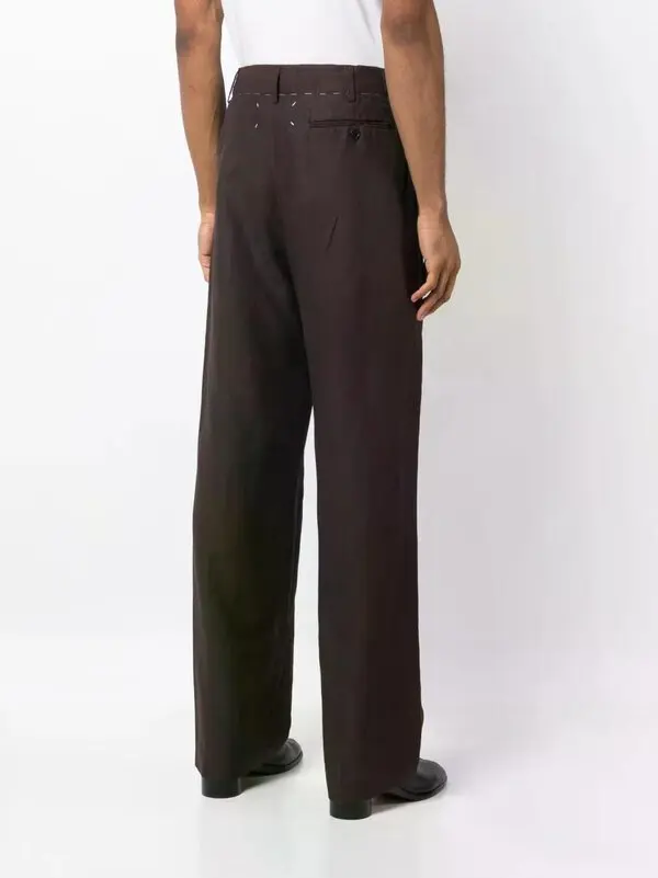 MAISON MARGIELA Drawstring Straight-leg Trousers