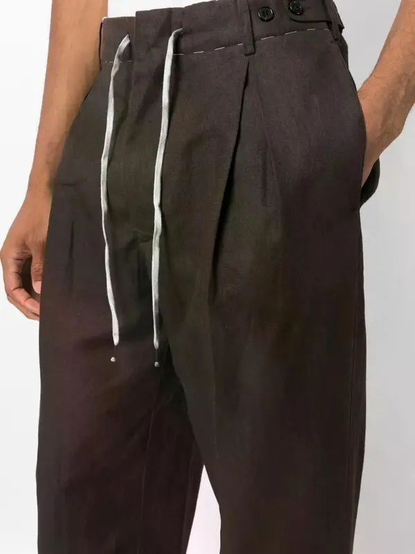 MAISON MARGIELA Drawstring Straight-leg Trousers
