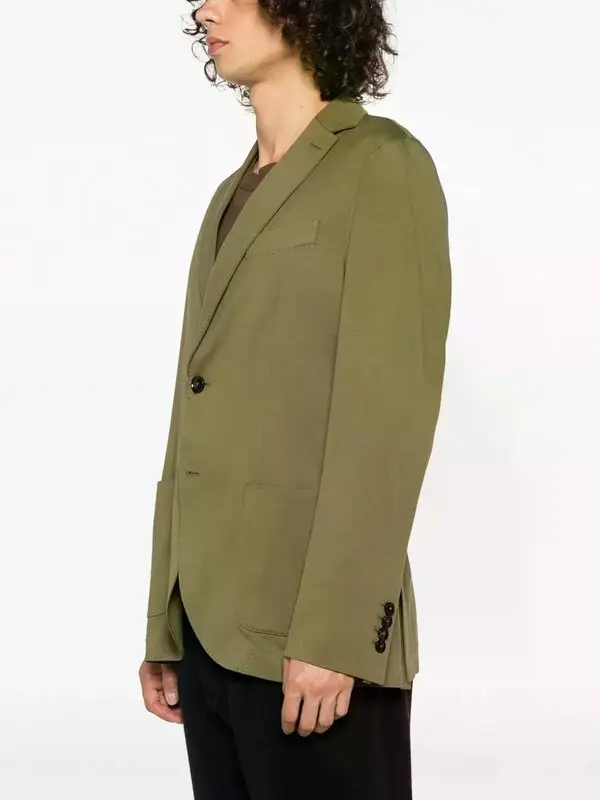 CIRCOLO 1901 Notched-lapels Cotton Blend Blazer
