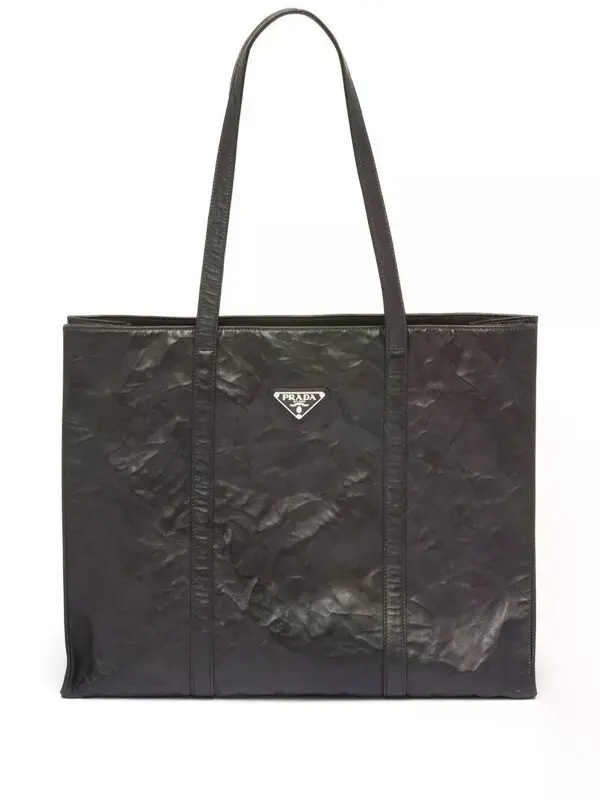 Prada Large Leather Tote Bag