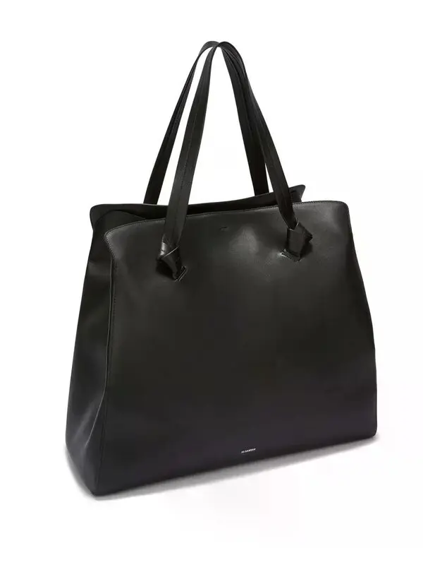 JIL SANDER Knot-embellished Tote Bag - Black