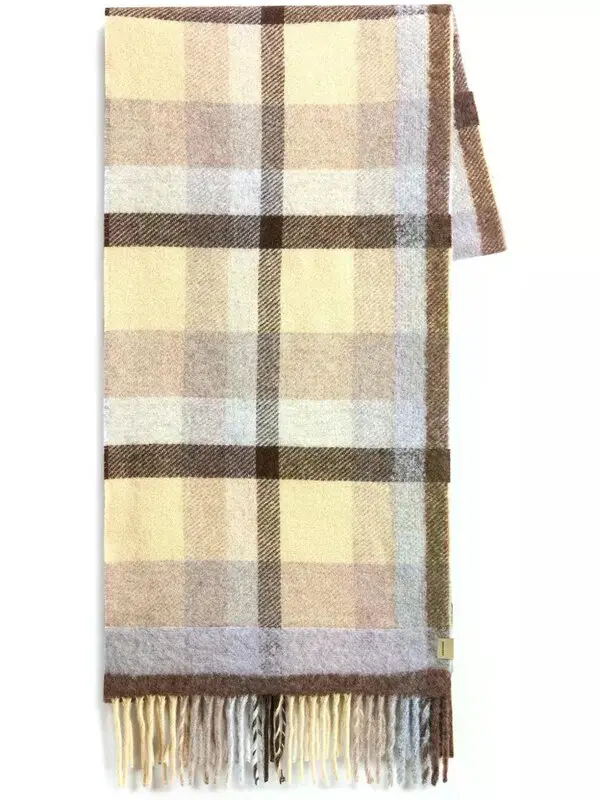 Woolrich Check-pattern Scarf - Neutrals