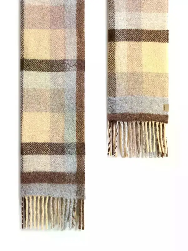 Woolrich Check-pattern Scarf - Neutrals