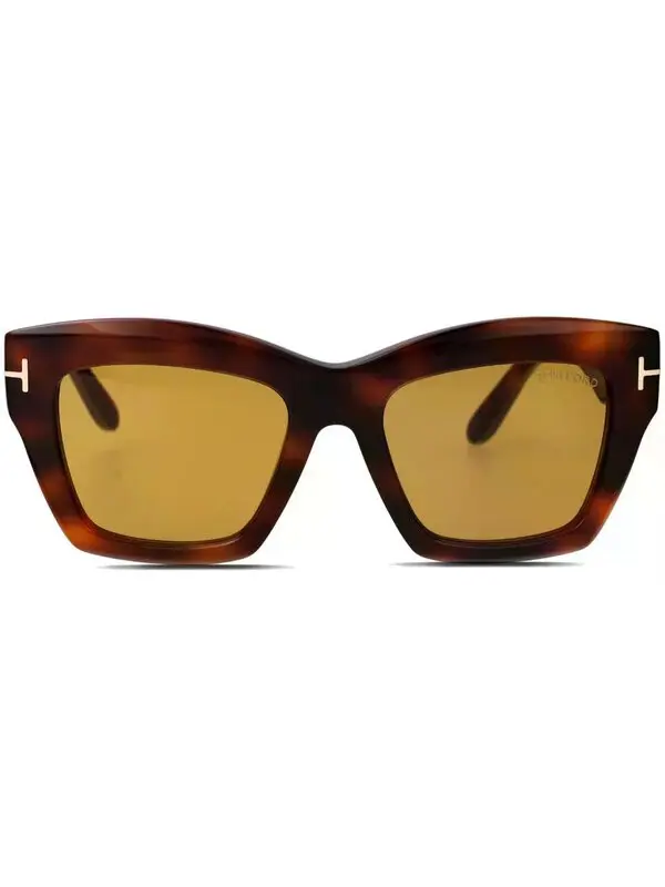 TOM FORD Square-frame Sunglasses - Brown