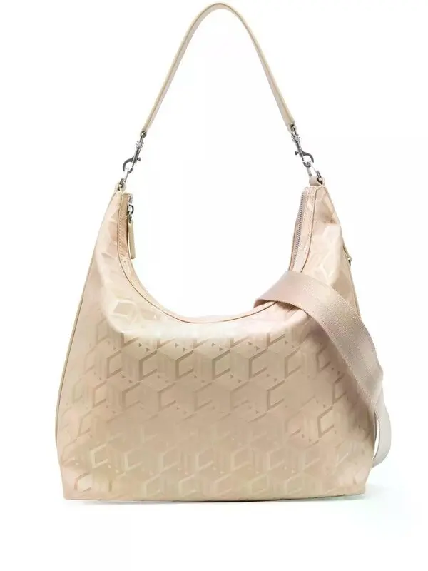 Mcm Aren Monogram Jacquard Tote