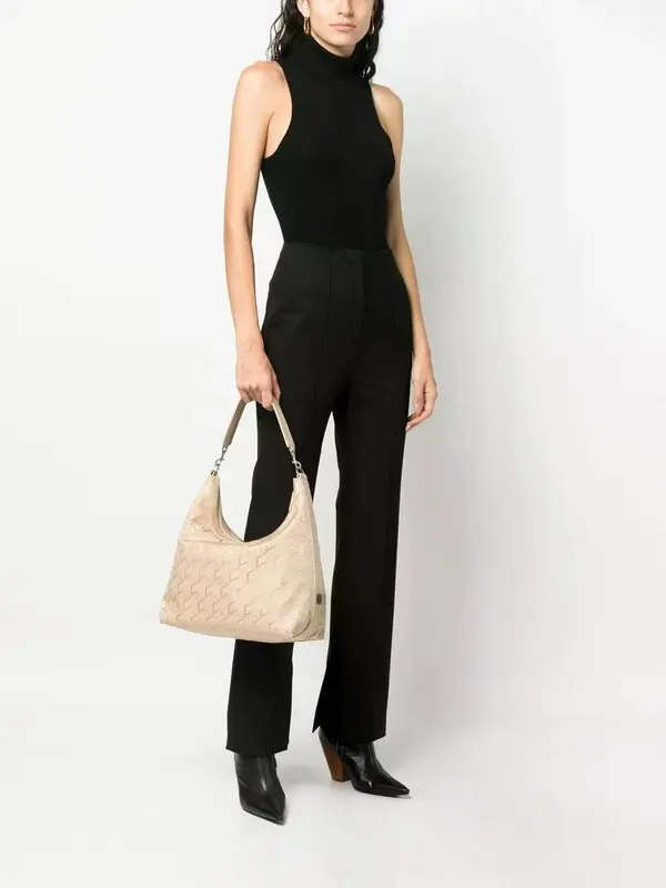 Mcm Aren Monogram Jacquard Tote