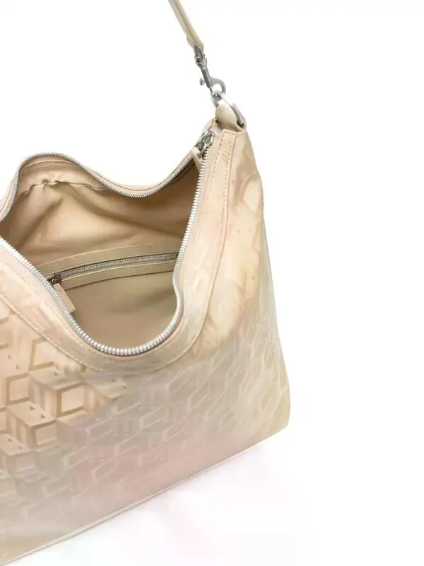 Mcm Aren Monogram Jacquard Tote