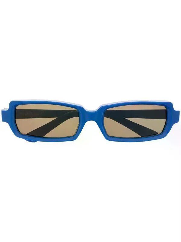 Undercover Rectangular-frame Sunglasses - Blue