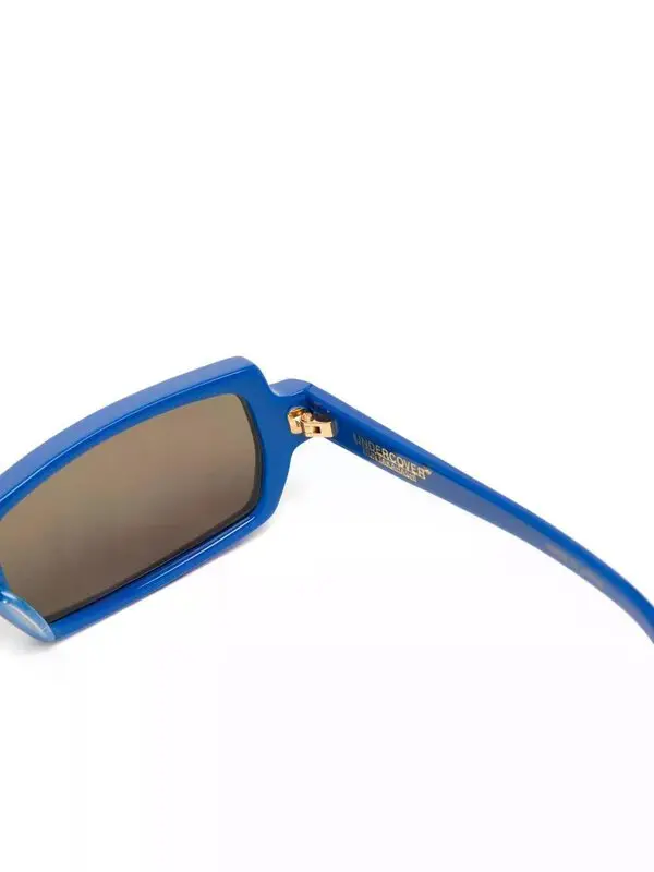 Undercover Rectangular-frame Sunglasses - Blue