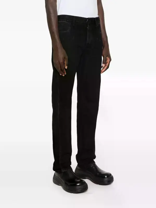 Alexander McQueen Logo-patch Straight Leg Jeans