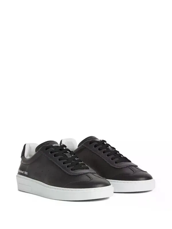 Dsquared2 Leather Sneakers - Black