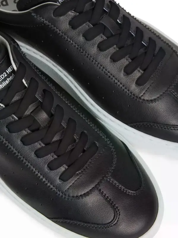 Dsquared2 Leather Sneakers - Black