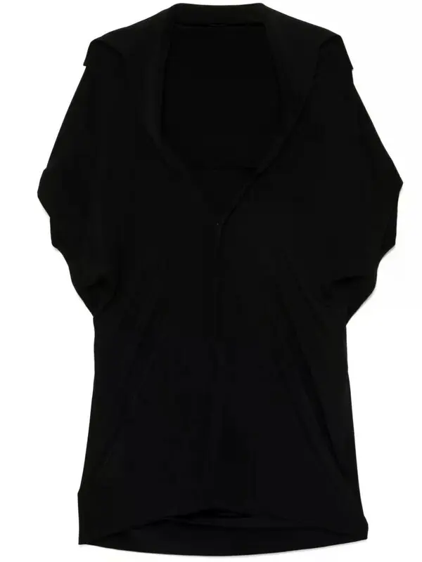 Yohji Yamamoto V-neck Sleeveless Dress