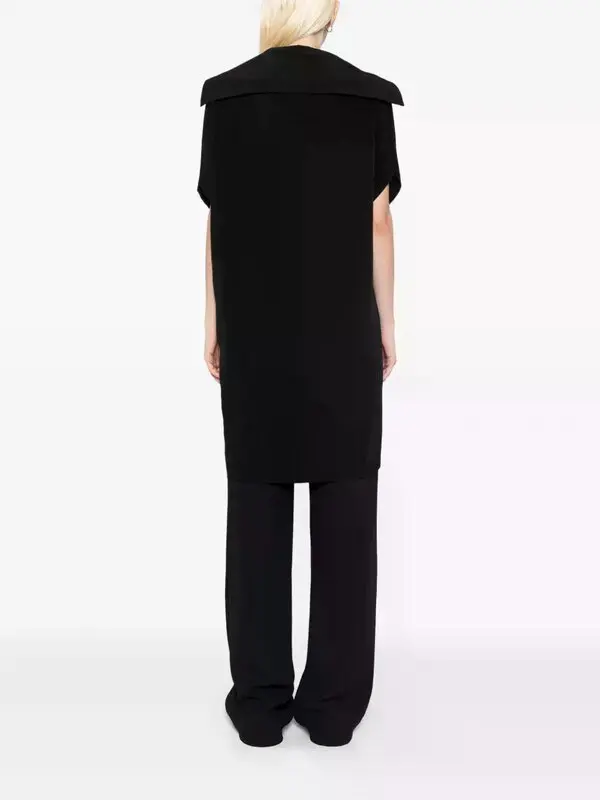 Yohji Yamamoto V-neck Sleeveless Dress