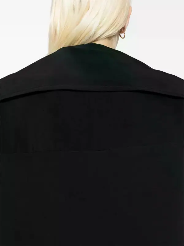 Yohji Yamamoto V-neck Sleeveless Dress