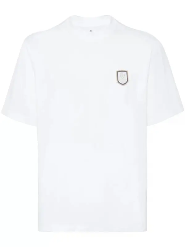 Brunello Cucinelli Logo Patch T-shirt