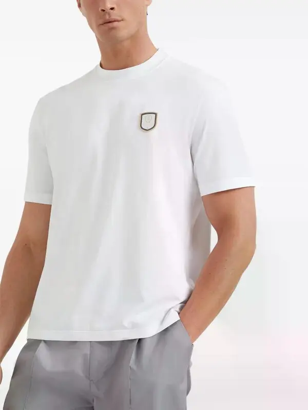 Brunello Cucinelli Logo Patch T-shirt