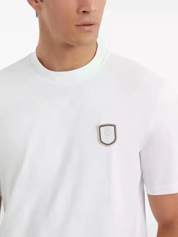 Brunello Cucinelli Logo Patch T-shirt