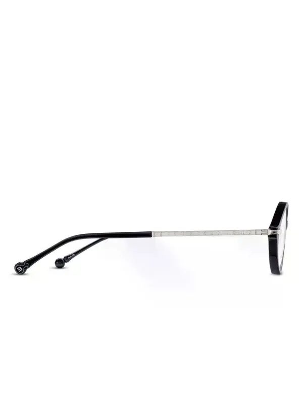 RETROSUPERFUTURE Round-frame Glasses - Black