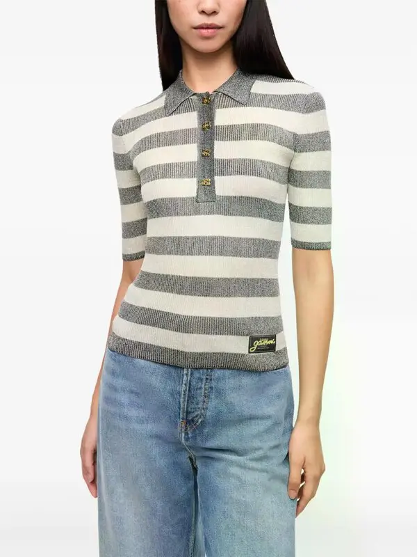 GANNI Striped Top