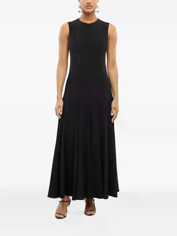 Another Tomorrow Paneled Flared Dress