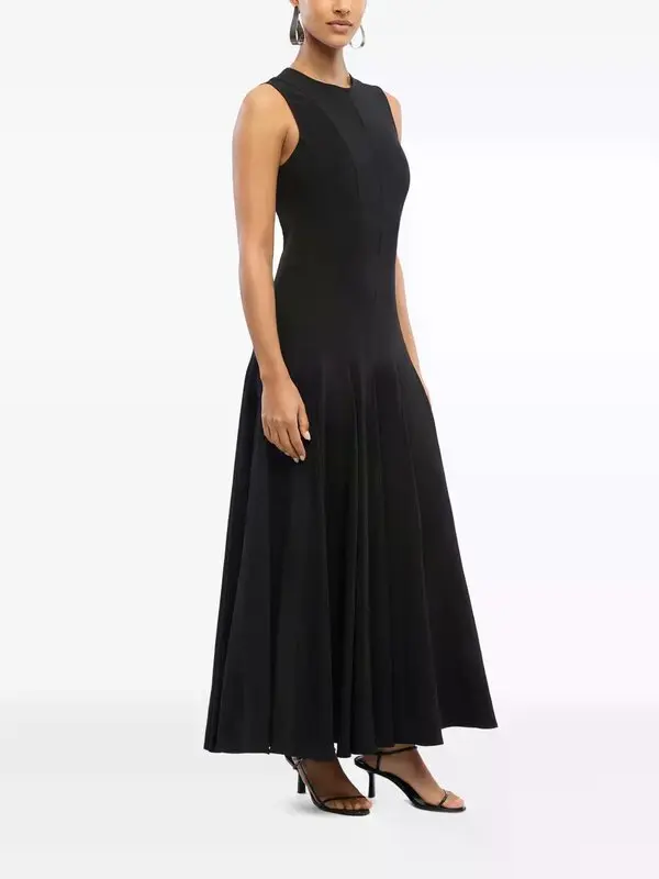 Another Tomorrow Paneled Flared Dress