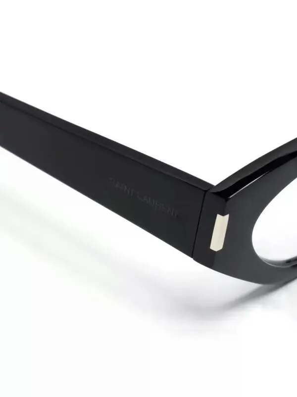 Saint Laurent Polished Cat-eye Glasses