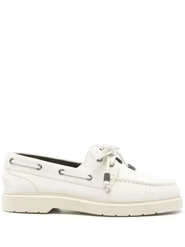Brunello Cucinelli Suede Boat Shoes
