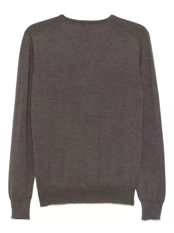 BARBA NAPOLI Virgin Wool Sweater - Brown
