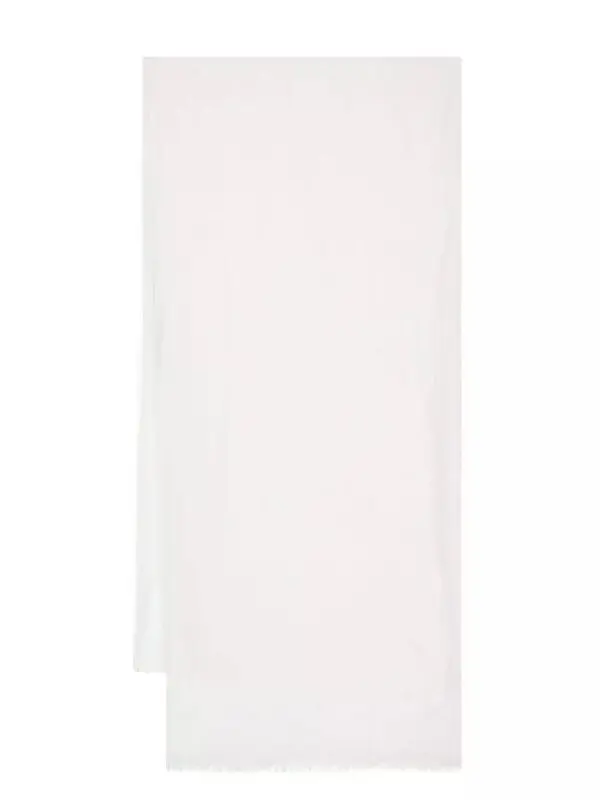 N.peal Frayed Pashmina Shawl - Neutrals
