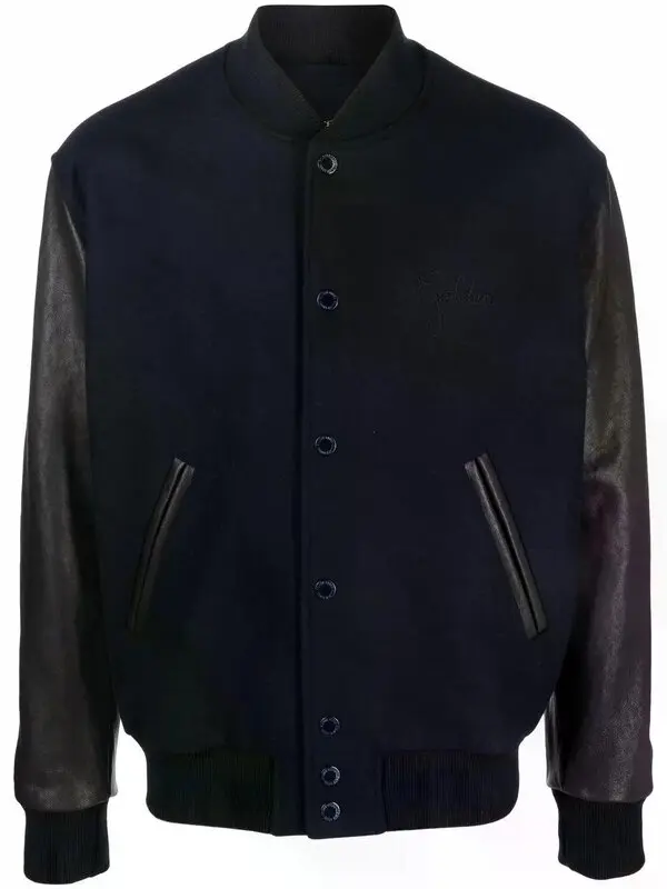 GOLDEN GOOSE Panelled Varsity Bomber Jacket
