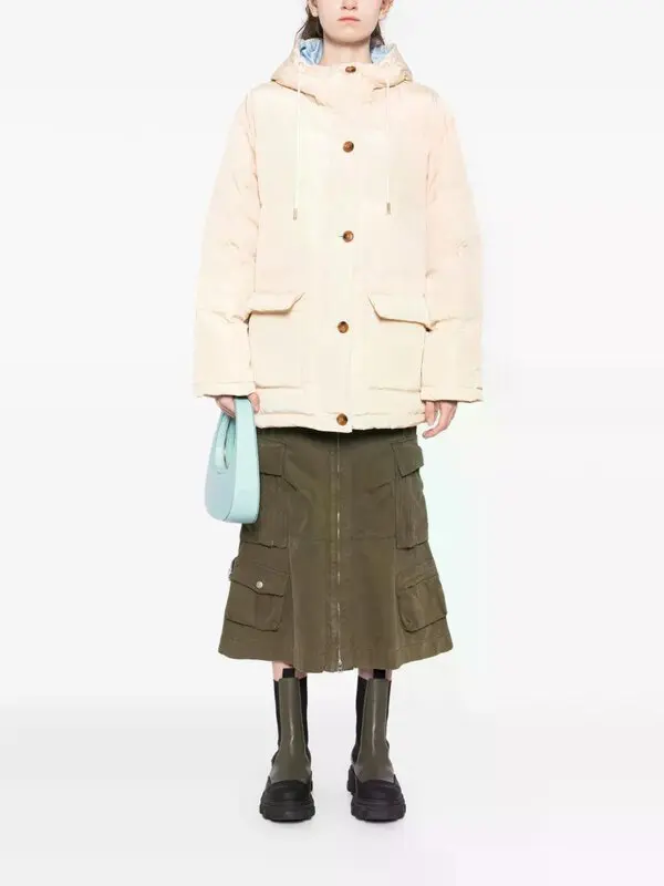 TOUT A COUP Hooded Down Jacket
