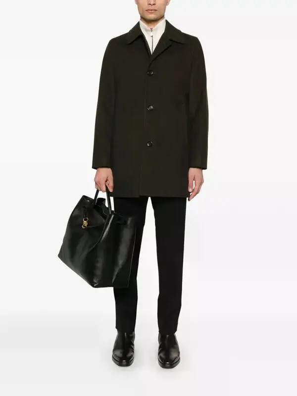 PALTO' Alfredo Wool-blend Coat - Green