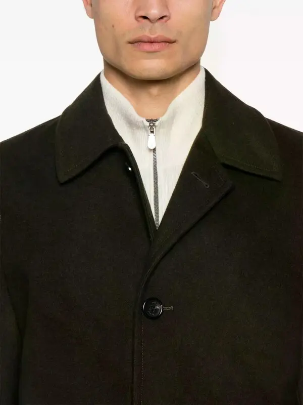 PALTO' Alfredo Wool-blend Coat - Green