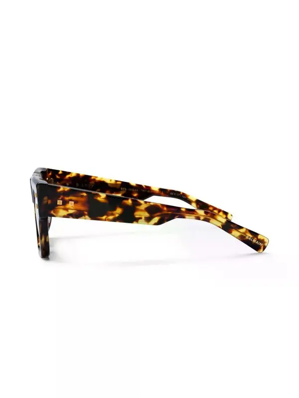 Balmain B-army Cat-eye Sunglasses - Brown