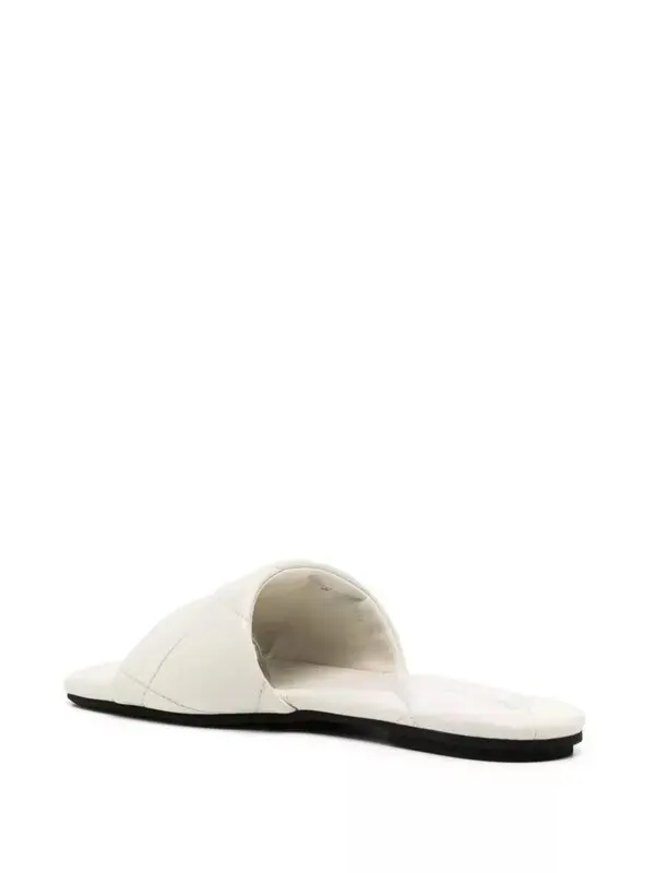 Emporio Armani Eagle-motif Quilted Sandals